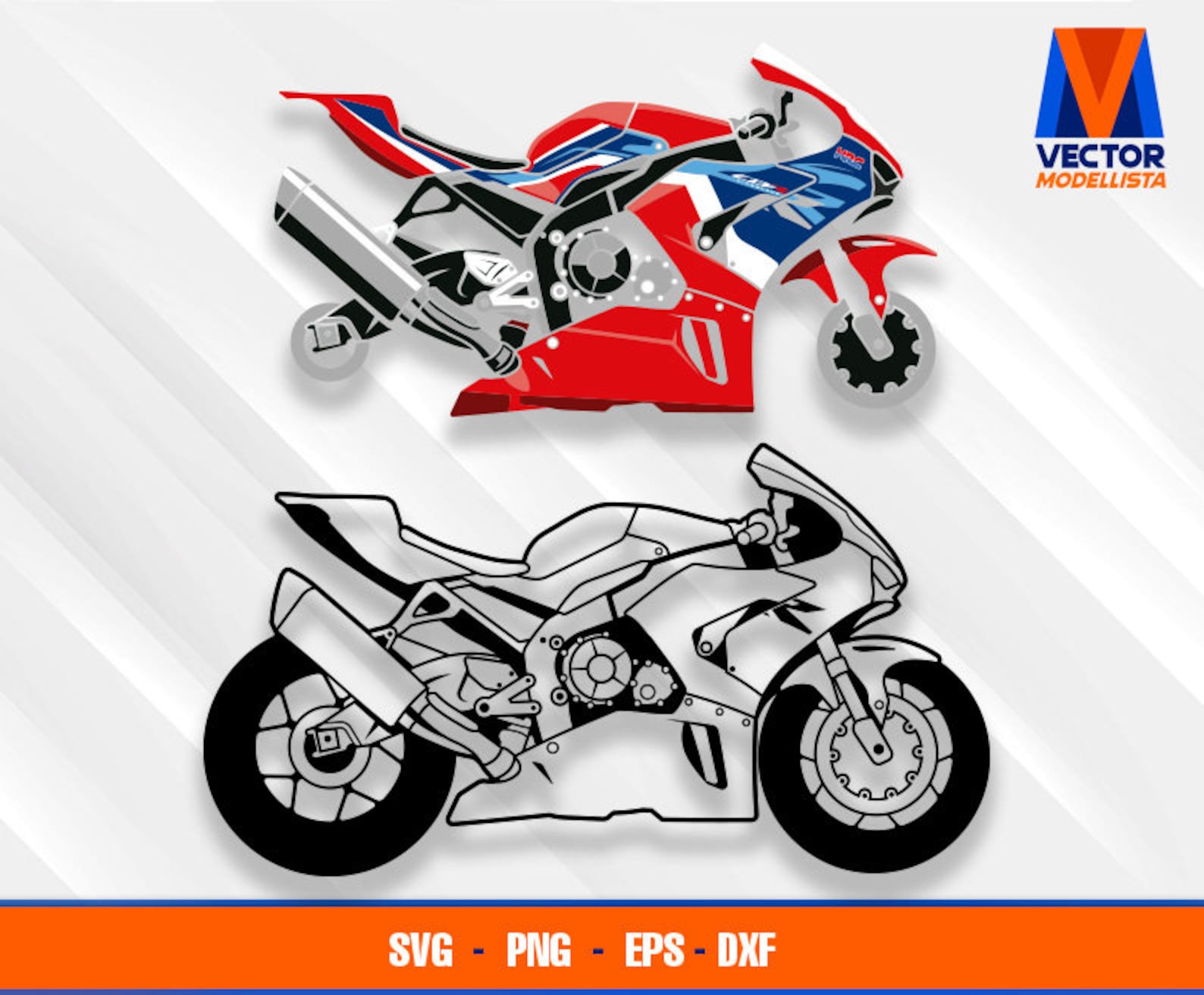 CBR1000RR-R Fireblade Sp Motorcycle EPS - SVG - PNG - Dxf Vector Art ...