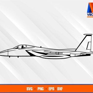 F-15C Eagle Airplane SVG EPS PNG Dxf Vector Art Us Air Force Cricut ...