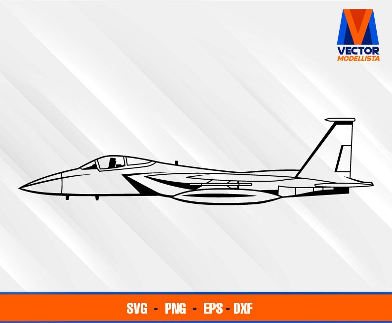 F-15C Eagle Airplane SVG EPS PNG Dxf Vector Art Us Air Force Cricut ...
