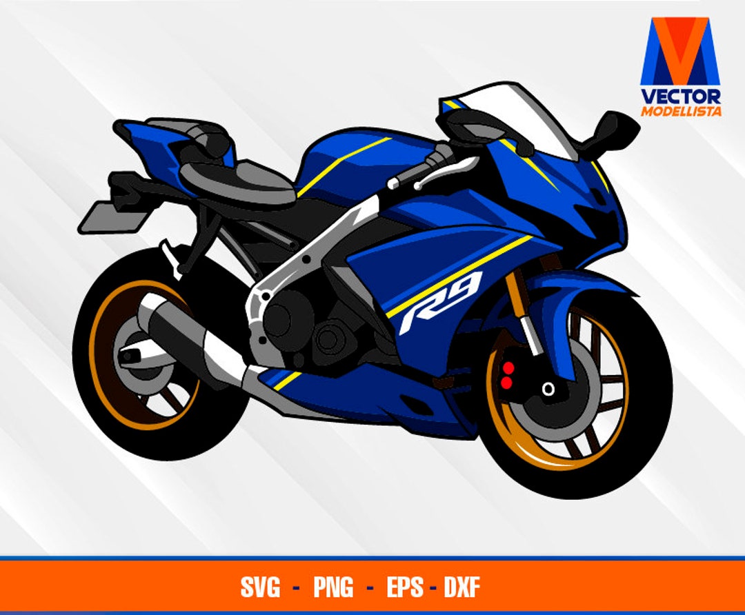 R9 Motorcycle EPS - SVG - PNG - Dxf Vector Art - Cricut - Silhouette ...