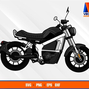 CR6 Motorcycle EPS - SVG - PNG - Dxf Vector Art - Cricut - Silhouette ...