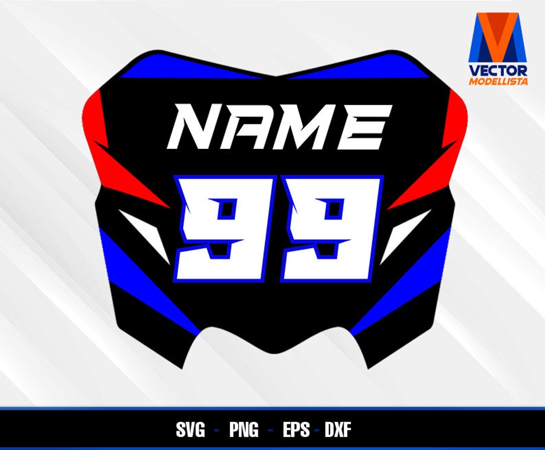 Racing Numbers SVG - EPS - PNG - Dxf Vector Art - Cricut - Silhouette ...