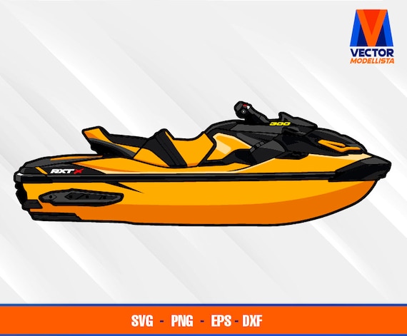 Doo Rxt 300 Rs Jet Ski EPS SVG PNG Dxf Vector Art | Etsy