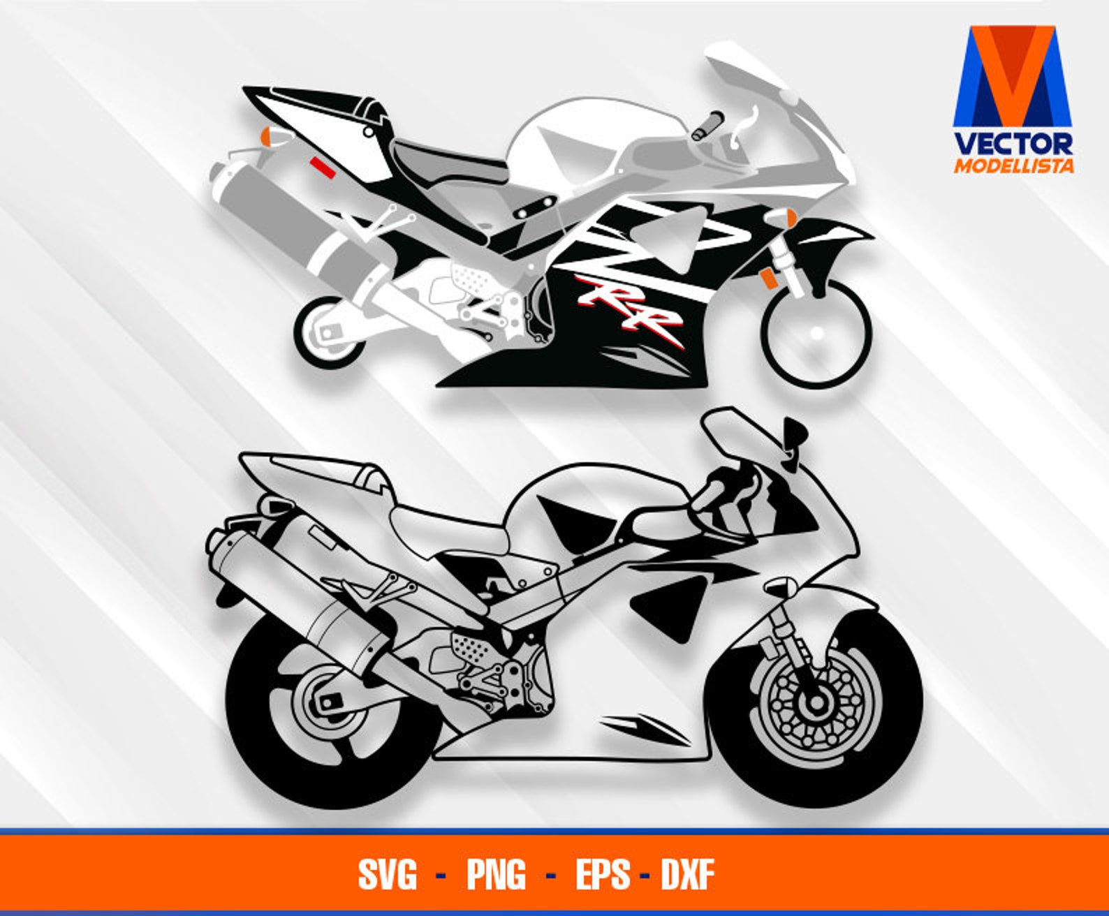 CBR954RR Fireblade Motorcycle EPS - SVG - PNG - Dxf Vector Art - Cricut ...