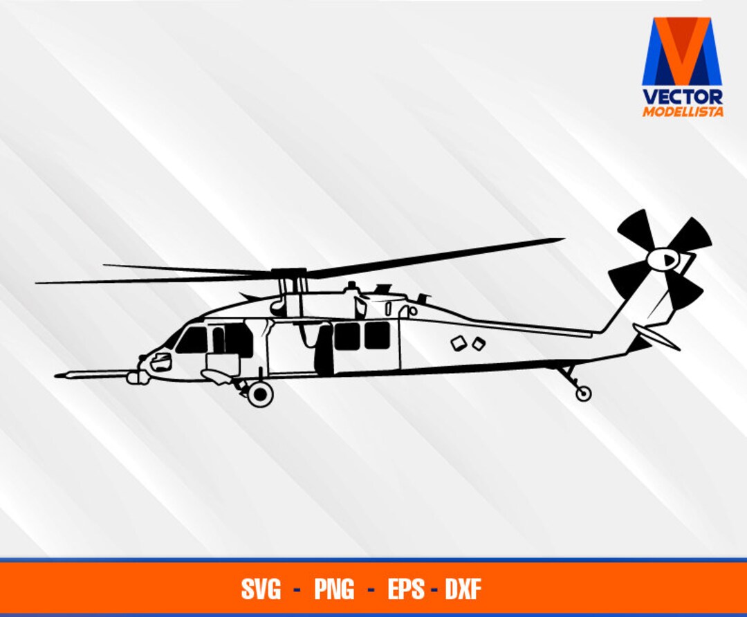 Hh-60g Pave Hawk SVG - EPS - PNG - Dxf Vector Art - Us Air Force Cricut ...