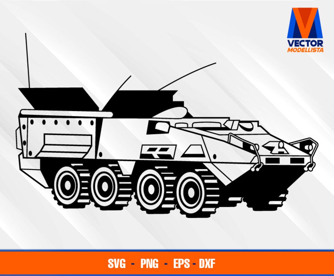 M1129 Stryker Mortar EPS - SVG - PNG - Dxf Vector Art - Cricut ...
