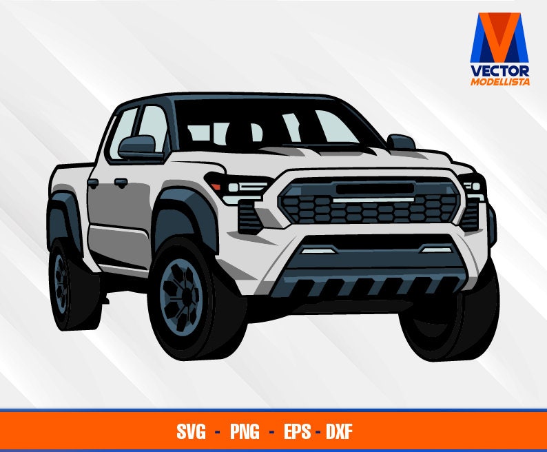 2024 TRD Pro Pickup Car Vector Car Digital Car Svg Tacoma Trd Pro Svg ...