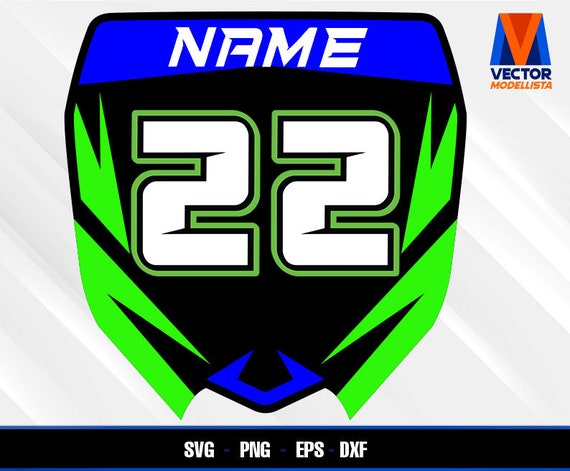 Racing Number Plate Template