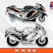 Gsx Hayabusha Motorcycle EPS - SVG - PNG - Dxf Vector Art - Cricut ...