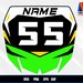 Motocross Racing Number Plate - Racing Alphabet and Numbers SVG - EPS ...
