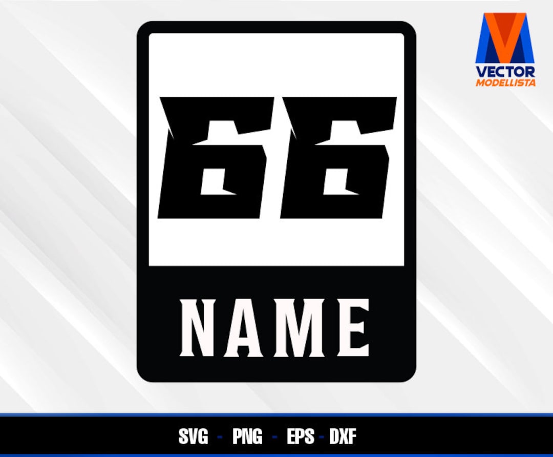 Race Car Number Plate - Racing Numbers and Alphabet SVG - EPS - PNG ...