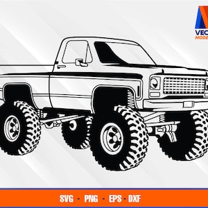 1979 K10 Pickup Lifted SVG - EPS - PNG - Dxf Vector Art - Cricut ...