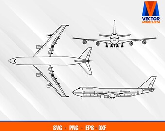 A321 Airplane Blueprint EPS SVG PNG Dxf Vector Art - Etsy