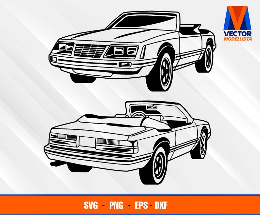 1983 Glx EPS - SVG - PNG - Dxf Vector Art - Cricut - Silhouette Cameo ...