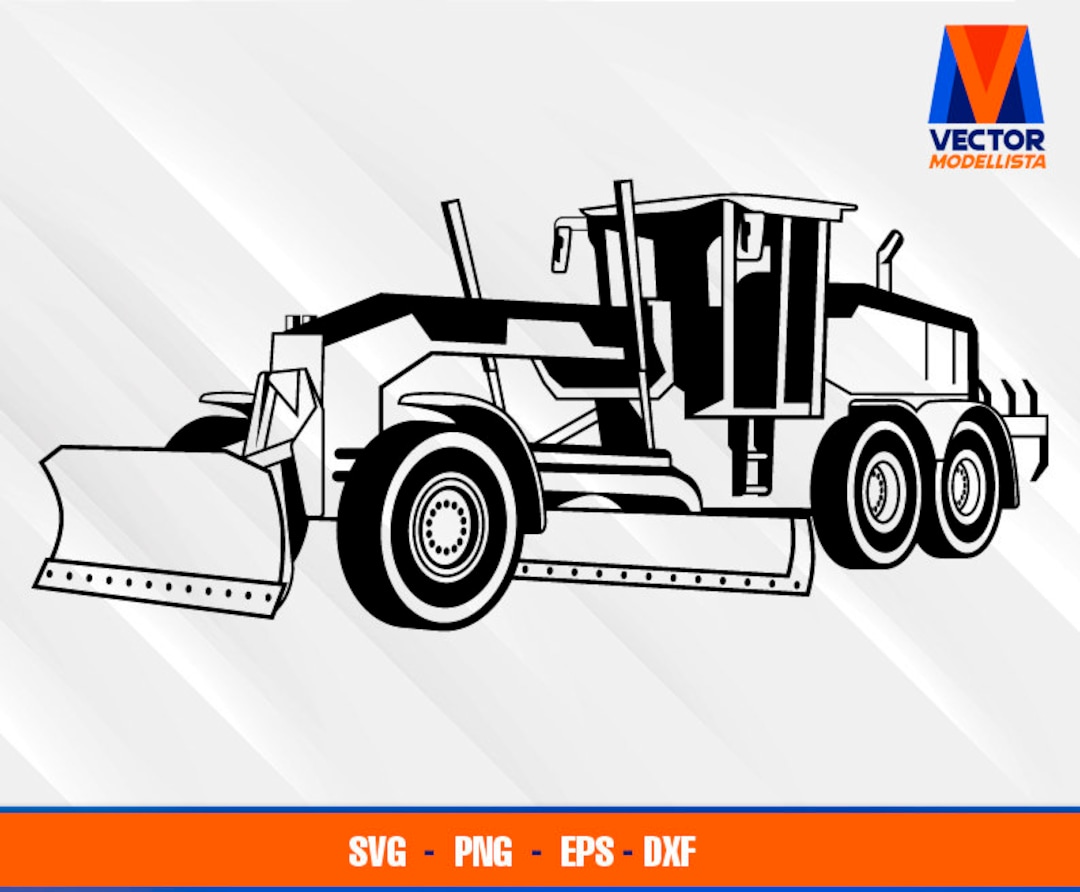 622GP Motor Grader EPS - SVG - PNG - Dxf Vector Art - Etsy