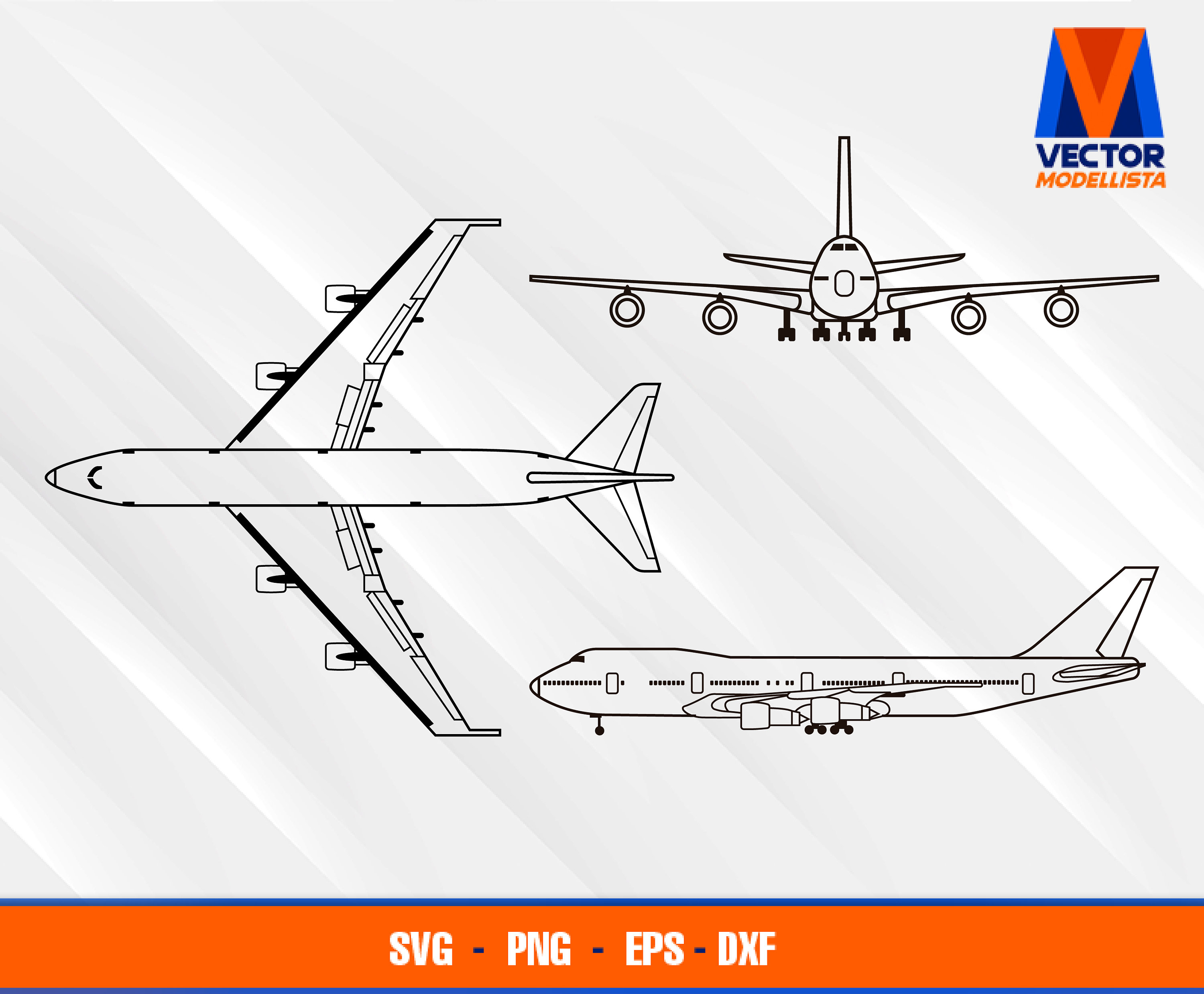 747 Airplane Blueprints