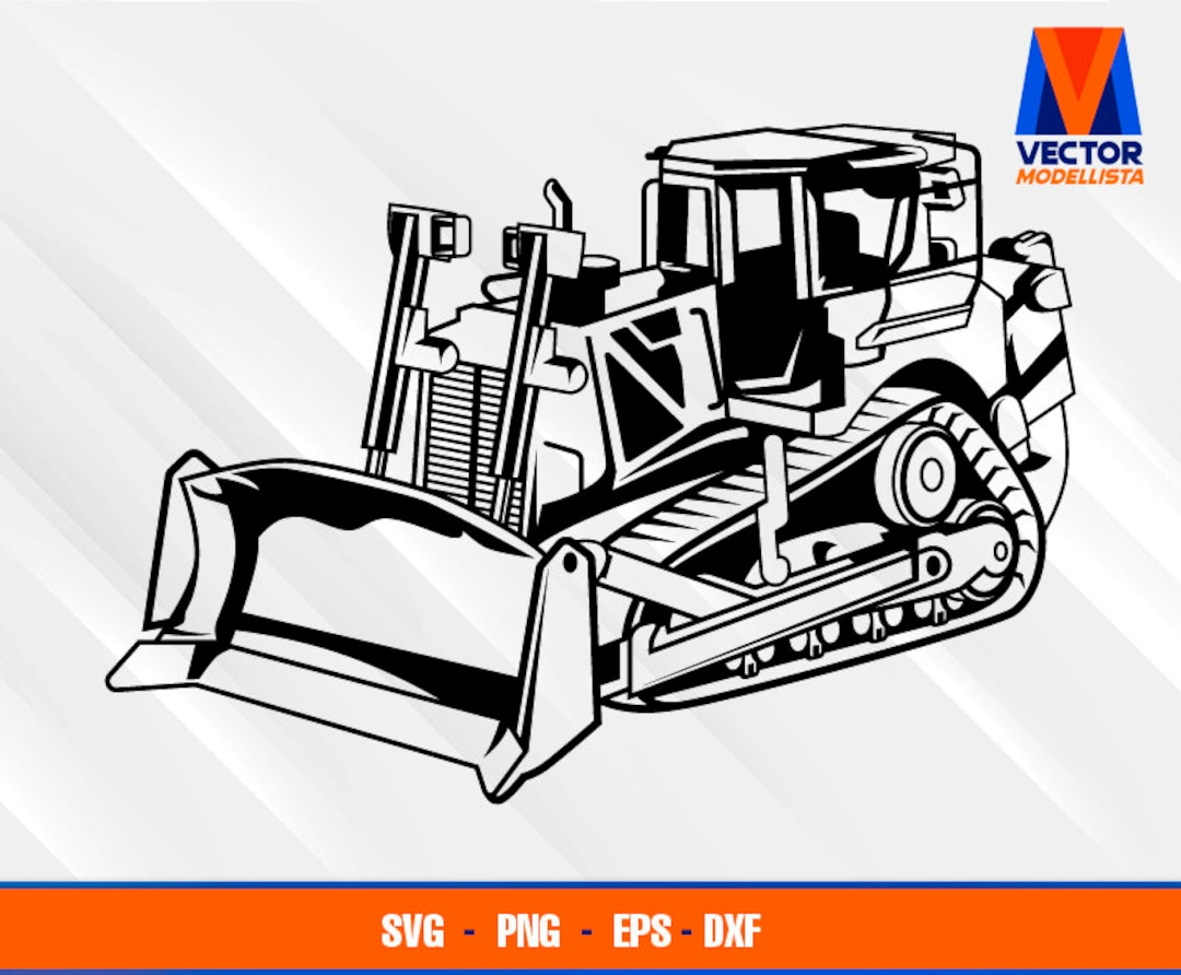 Shiphold Bulldozer EPS - SVG - PNG - Dxf Vector Art - Etsy