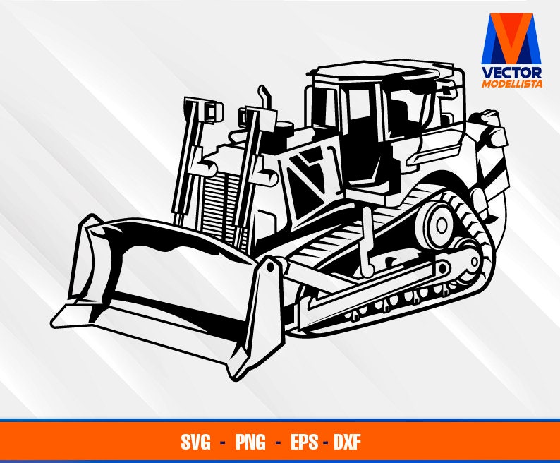 Shiphold Bulldozer EPS - SVG - PNG - Dxf Vector Art - Etsy