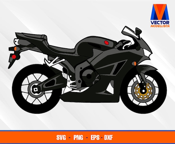 CBR600RR Motorcycle EPS SVG PNG Dxf Vector Art Cricut - Etsy