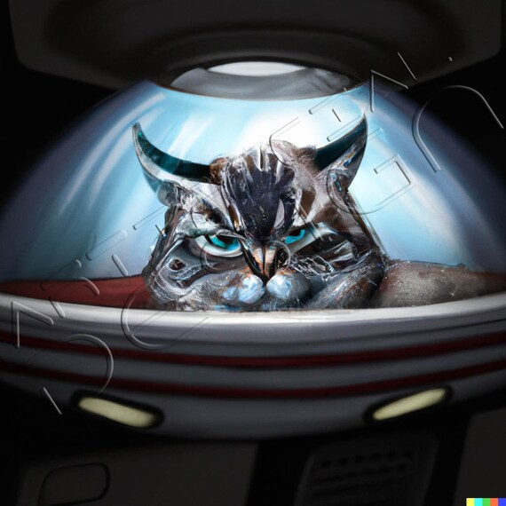Grumpy Cat In Space