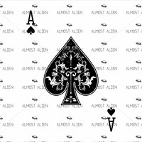 Card Suits SVG, SVG Files, Diamond, Heart, Spade, Club, Clip Art, Cut ...