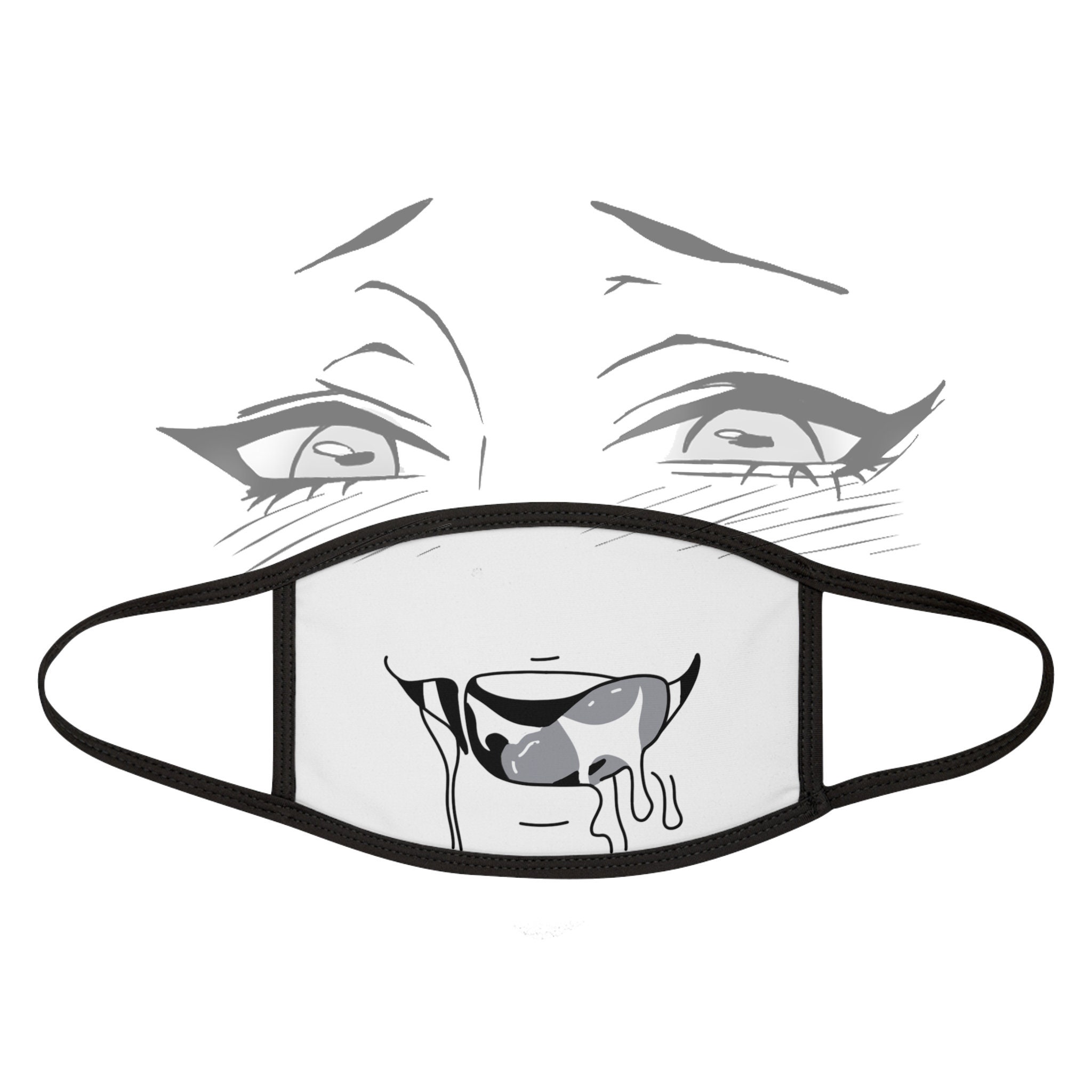 Ahegao Facemask for Anime Weaboo Lover, Manga Mouthmask Anime Girl Boy ...