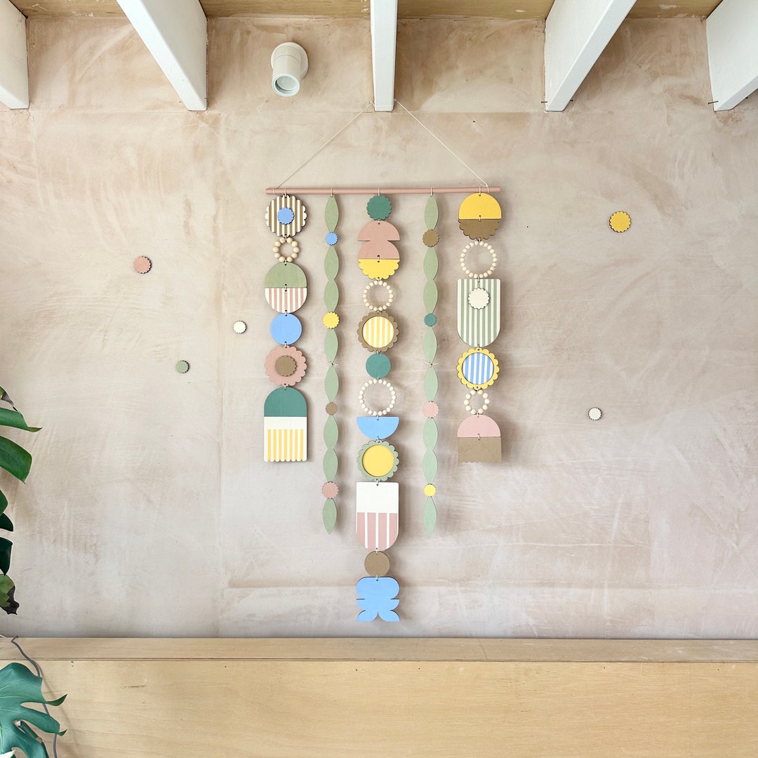 Spring 2024 Wall Hanging Large Pastel Wall Art Feature Wall Decor ...