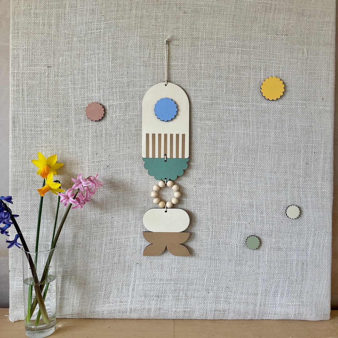 Spring 2024 Wall Hanging Small Wall Hanging Flower Shape Decor Floral ...