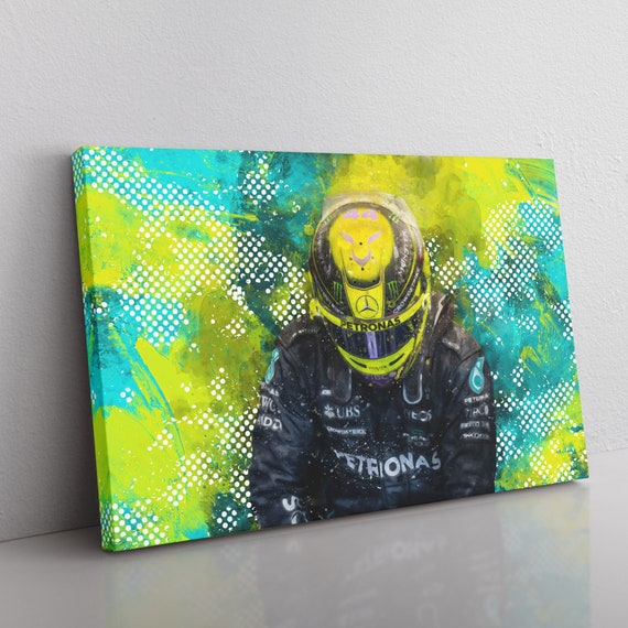 Lewis Hamilton Close up and Personal Canvas Wall Art 2022 - Etsy