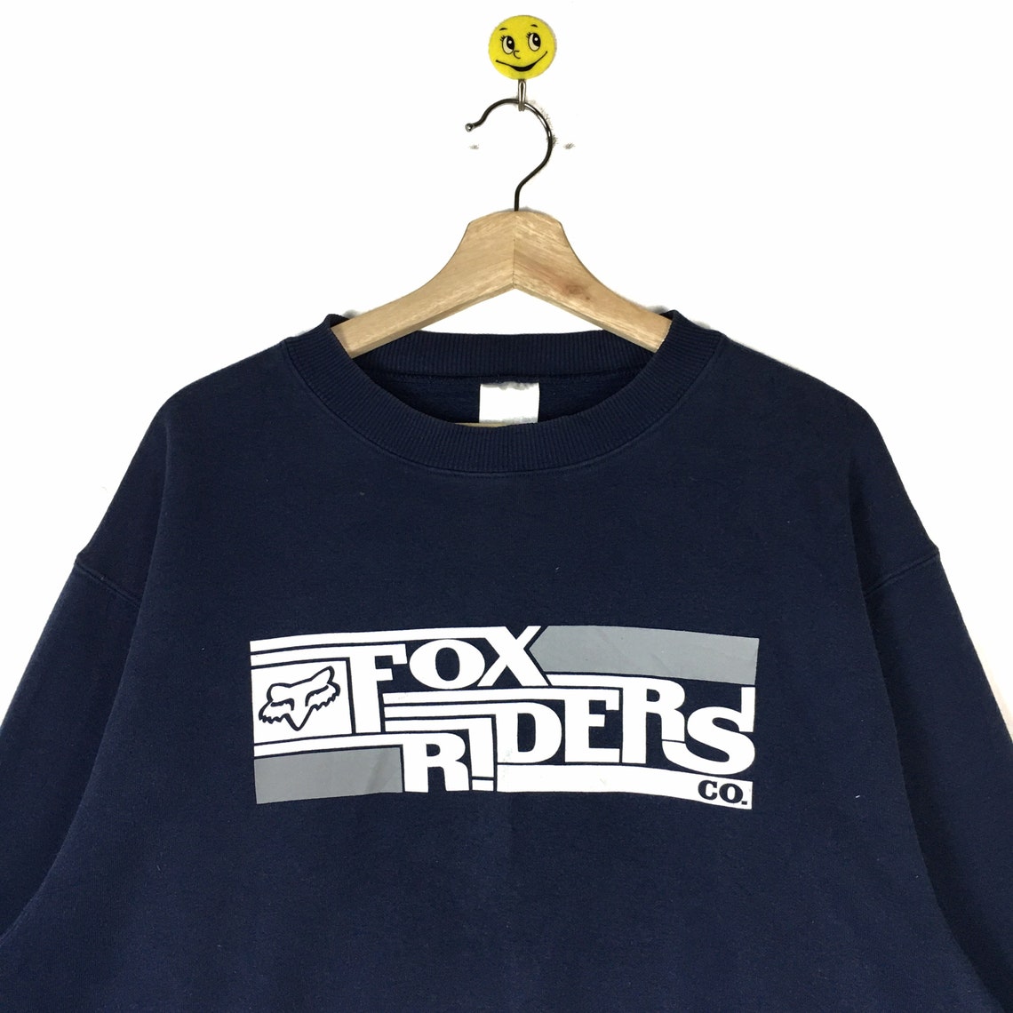 Rare Vintage Fox Riders Sweatshirt Jumper Pullover Crewneck Fox Racing ...