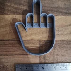 3d Printed Middle Finger Cookie Cutter - Etsy