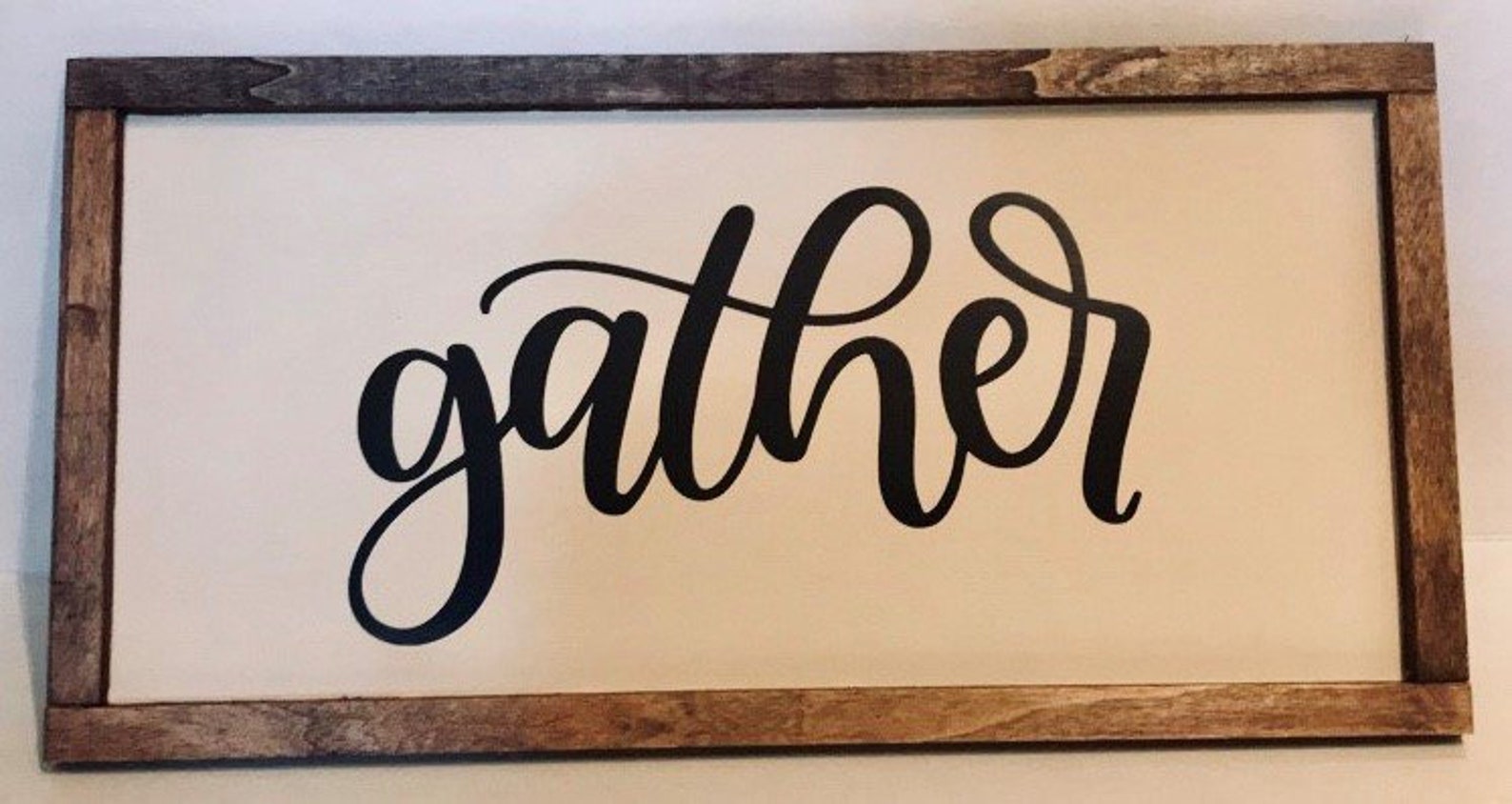 Gather Sign - Etsy