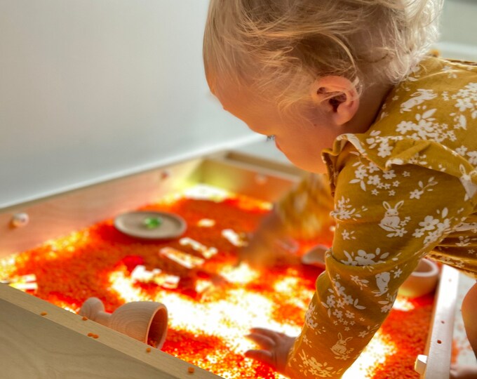 Light and Sensory Sand Activity Art Panel Box for Kids Children /one or ...