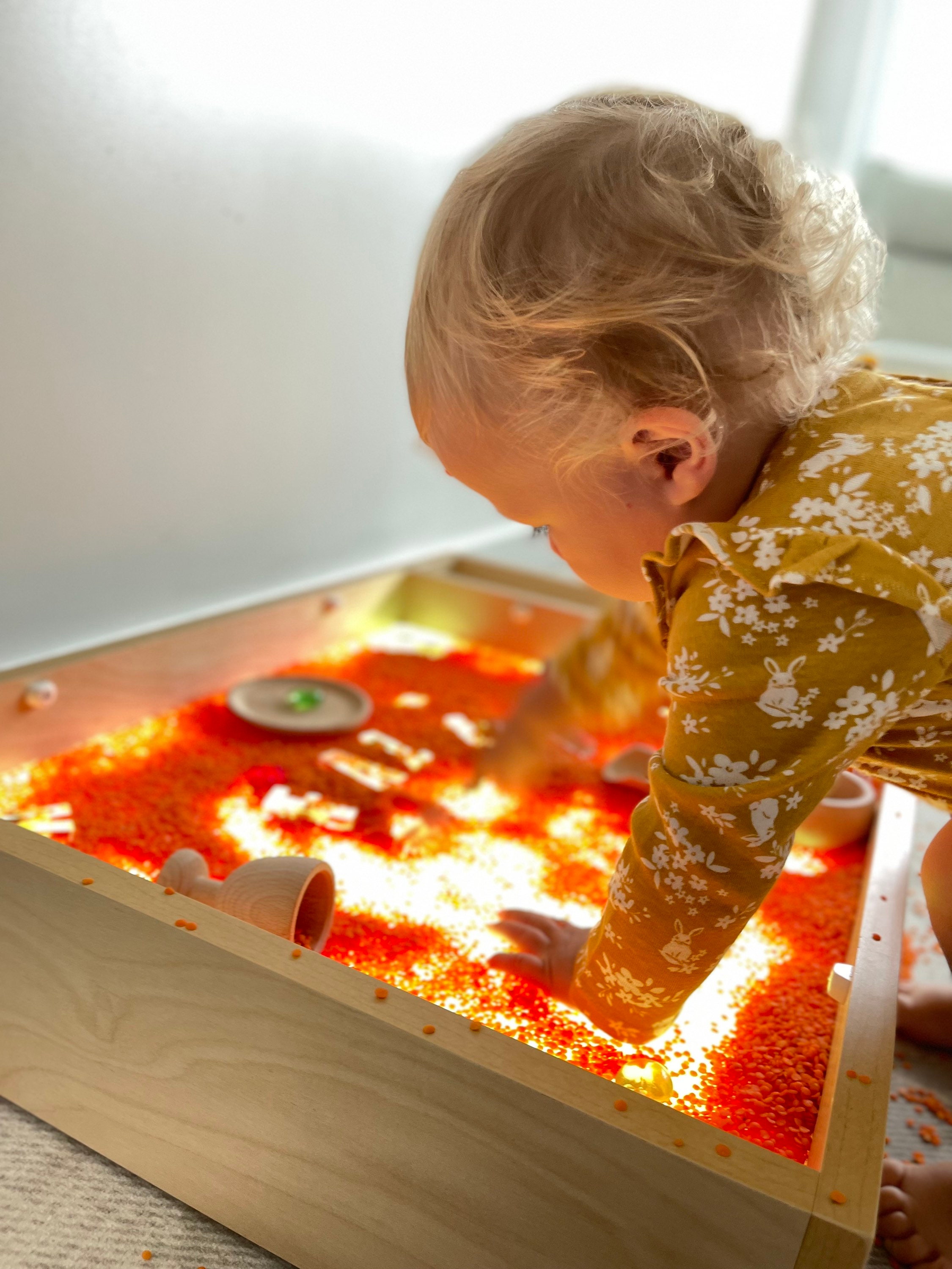 Light and Sensory Sand Activity Art Panel Box for Kids - Etsy Canada