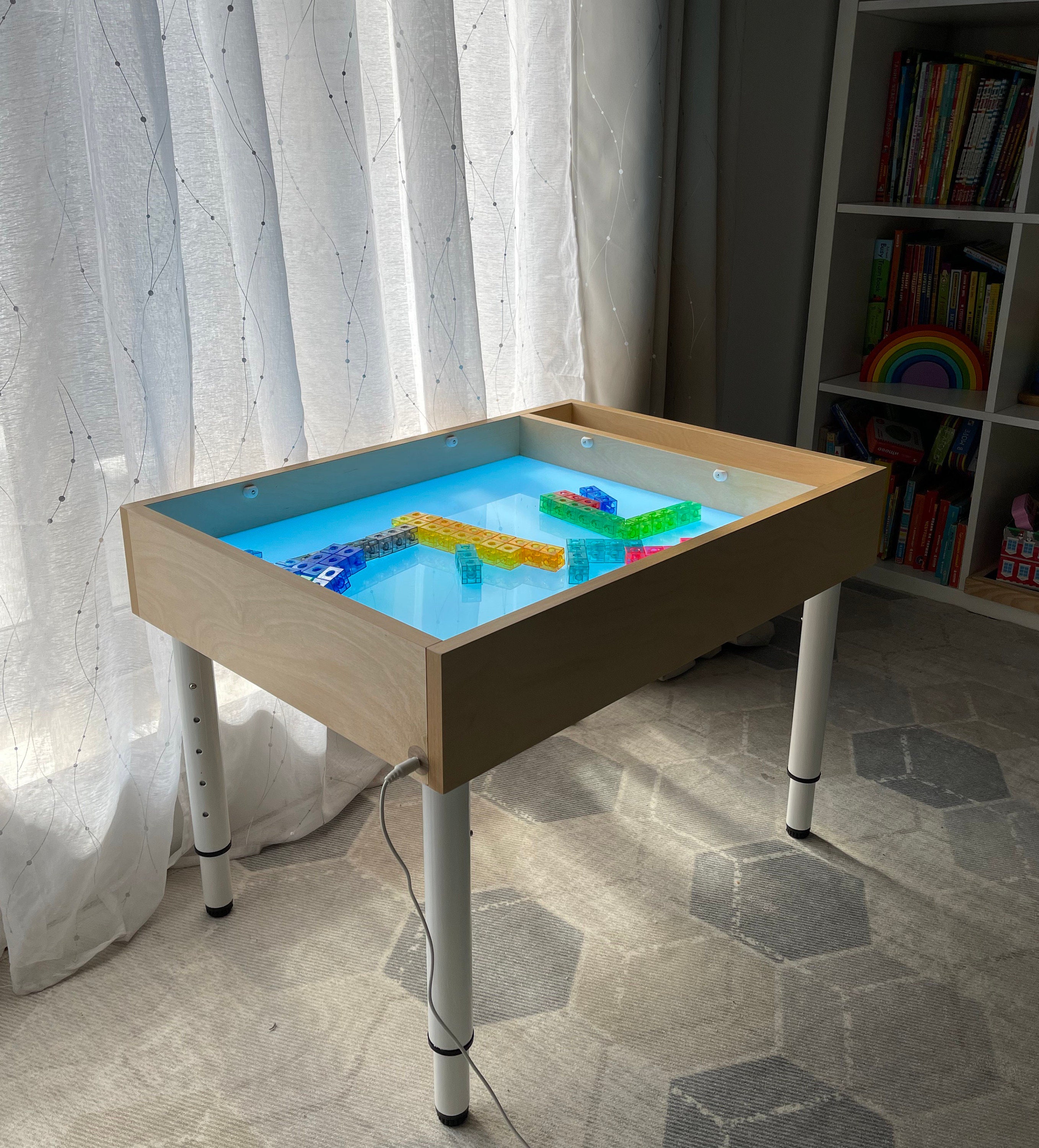 Light Table Box for Children. Backlit Table. Sensory Box. Activity ...
