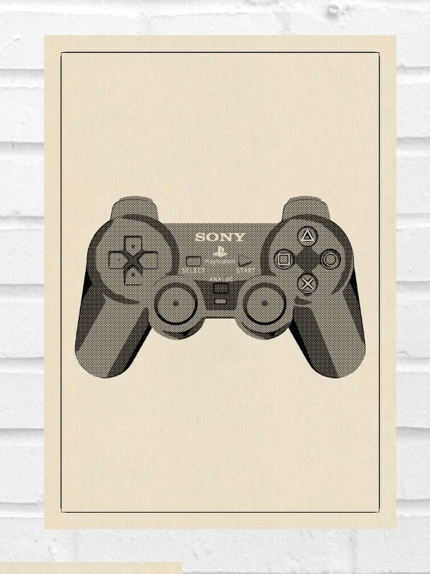 5 Gaming Controller Evolution Printable Poster/ Gameroom Digital Poster ...