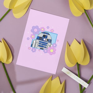 R2-D2 Cute Digital Print at Home/kawaii Droid Printable Wall Art ...