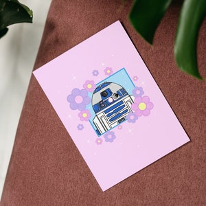 R2-D2 Cute Digital Print at Home/kawaii Droid Printable Wall Art ...