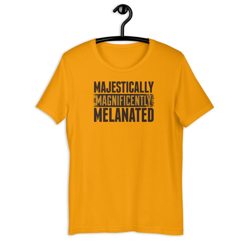 Black Woman Shirt | Melanin Tshirt | Majestically Magnificently ...