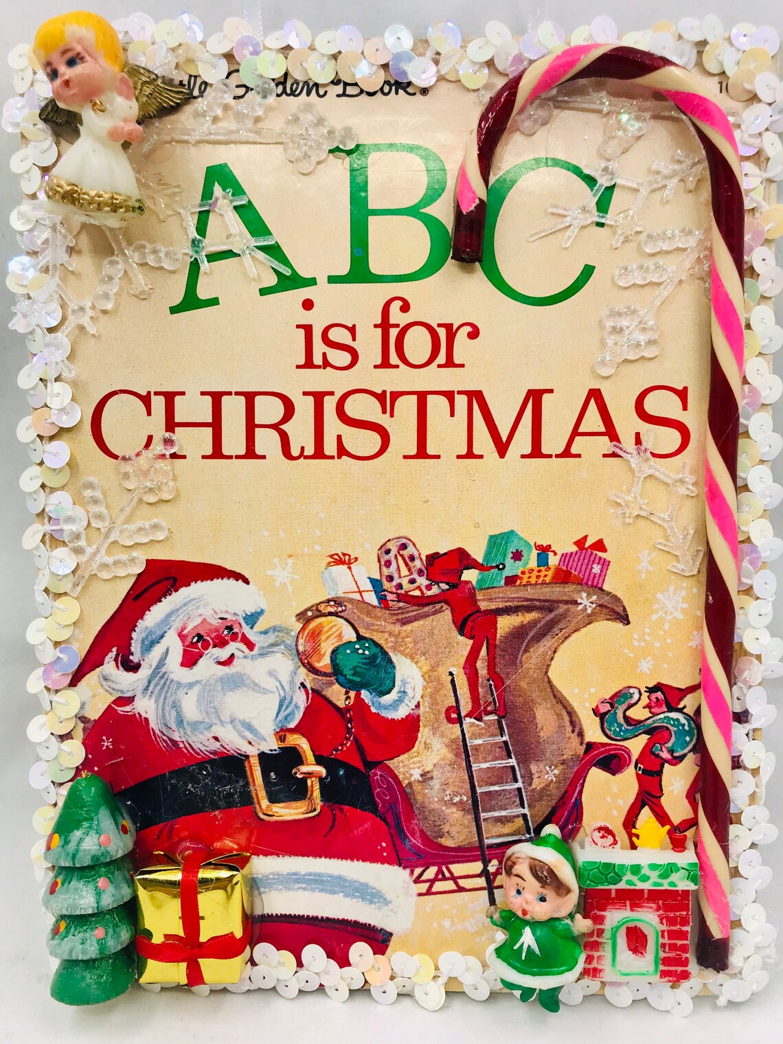 ABC for Christmas Book Display - Etsy