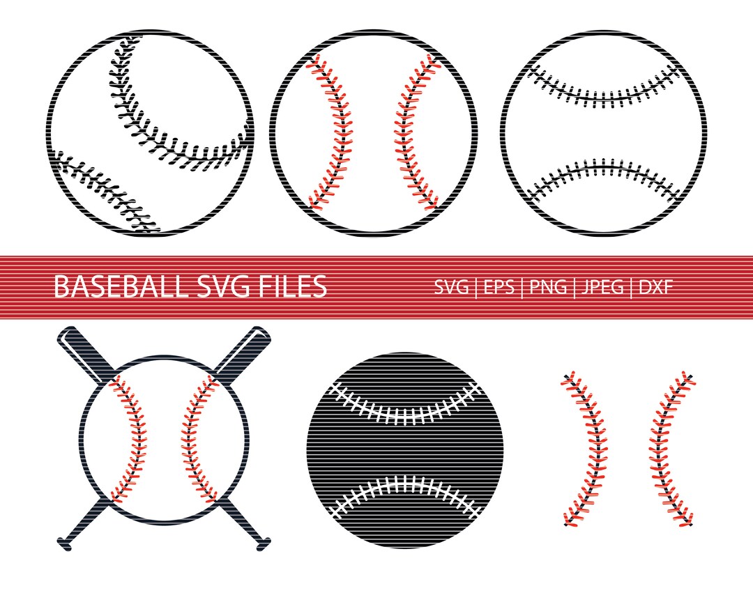 Baseball SVG Baseball SVG Cut Files Baseball Monogram Svg - Etsy