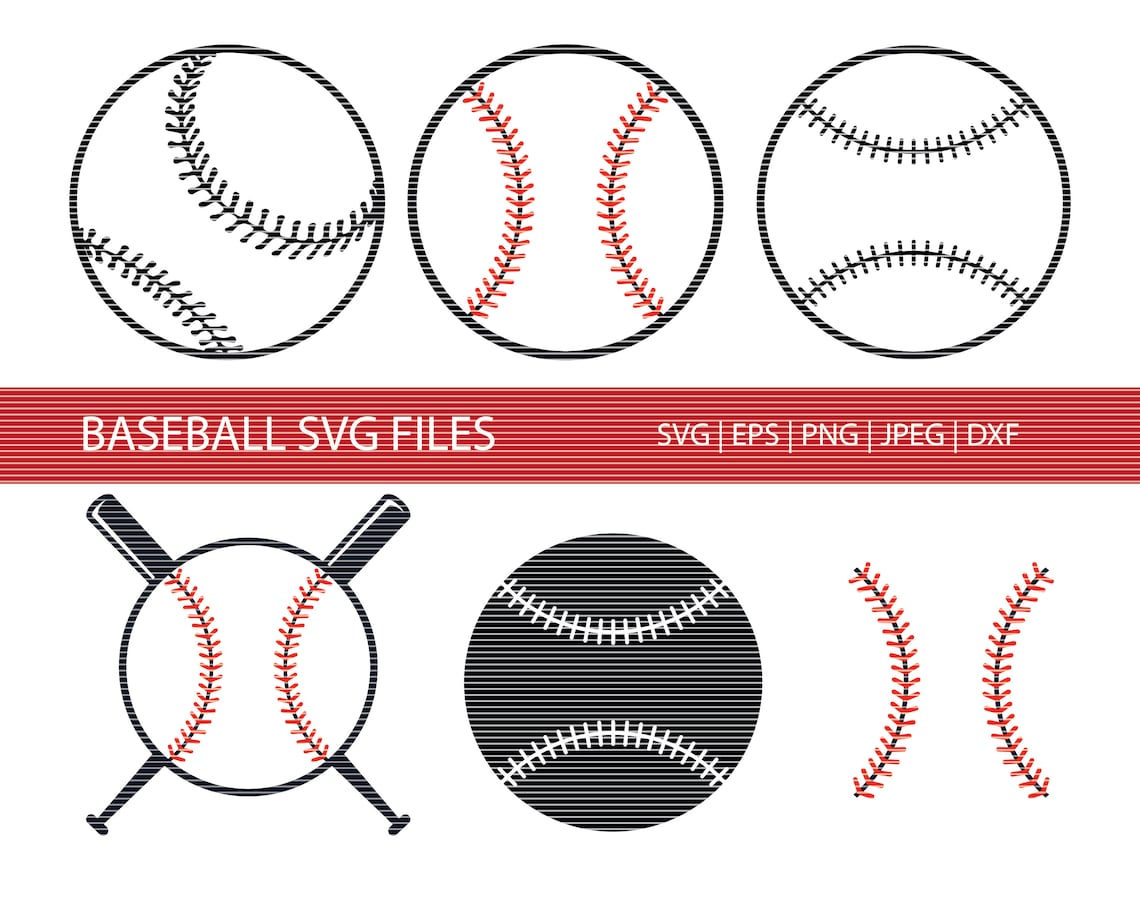 Baseball SVG Baseball SVG Cut Files Baseball Monogram Svg - Etsy
