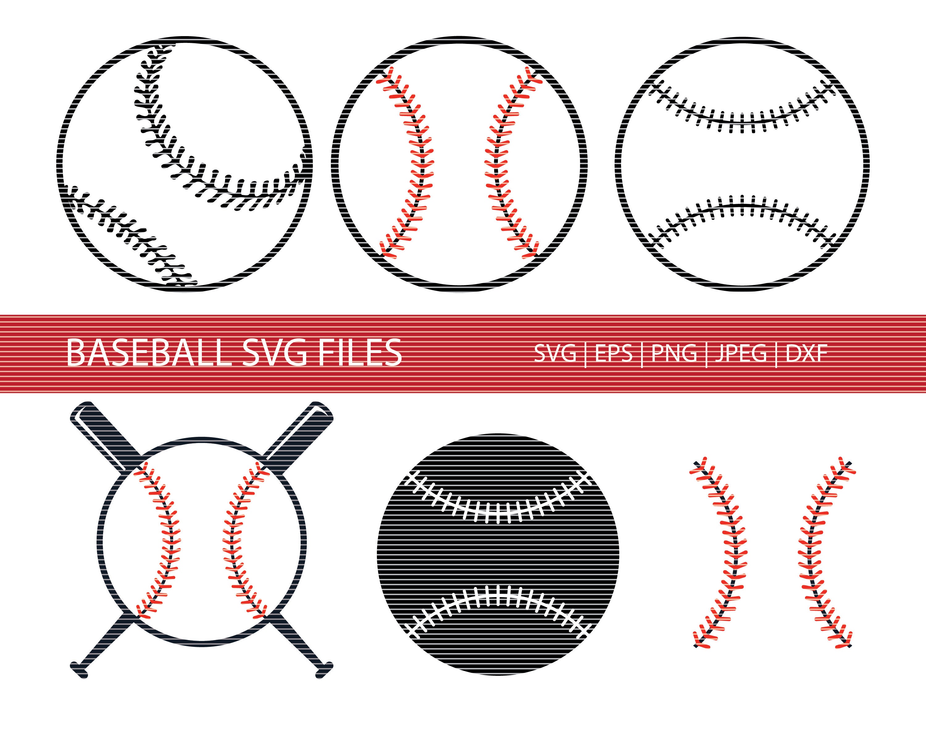 Baseball SVG Baseball SVG Cut files Baseball monogram svg | Etsy