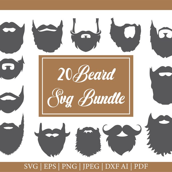 Beard Clip Art - Etsy