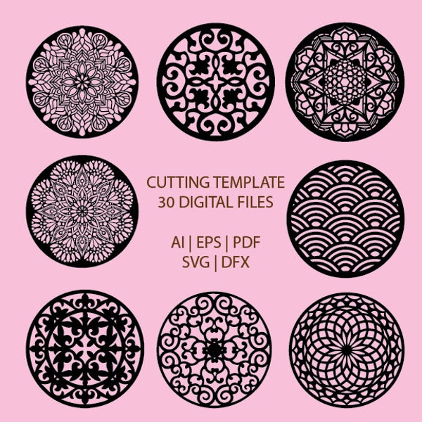 Circle Stencil - Etsy