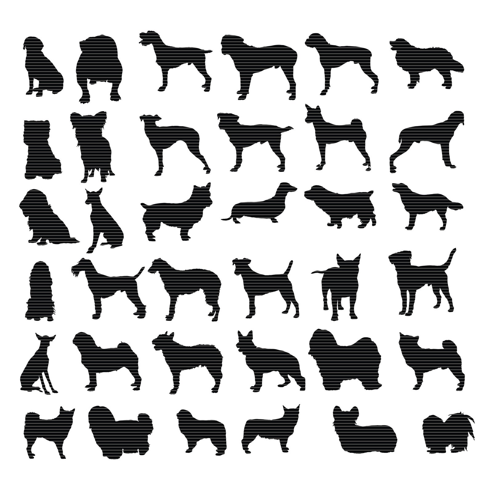 Dogs Svg Bundle Dog Breed SVG Bundle Dogs Svg Silhouette | Etsy