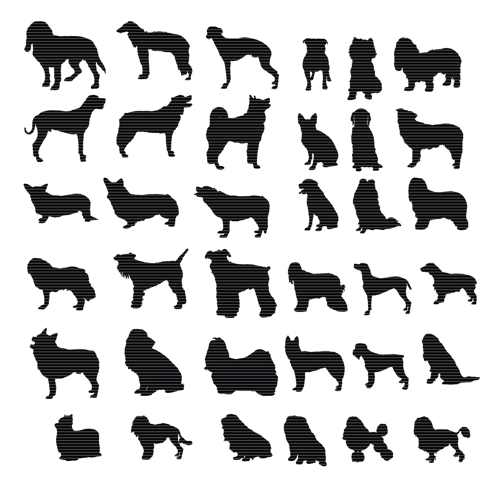 Dogs Svg Bundle Dog Breed SVG Bundle Dogs Svg Silhouette | Etsy