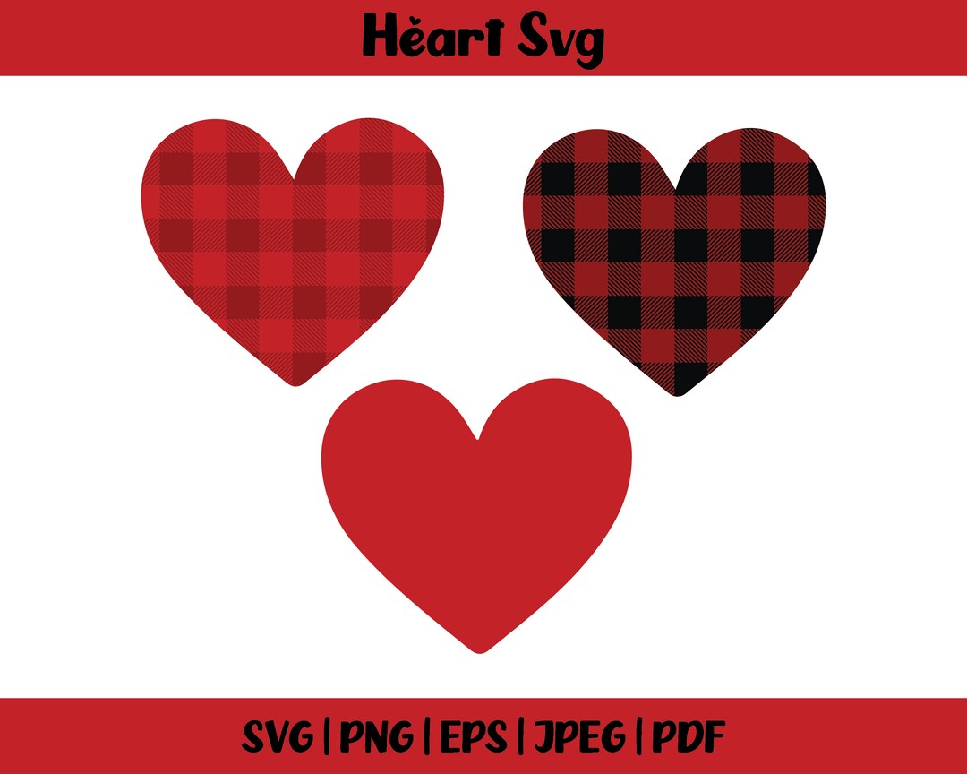 Valentine's Day Svg, Valentine Hearts Svg, Heart Clipart, Heart Svg ...