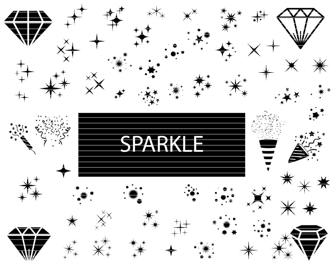 SPARKLE SVG BUNDLE / Sparkle Cricut / Sparkle Silhouette / Sparkle ...