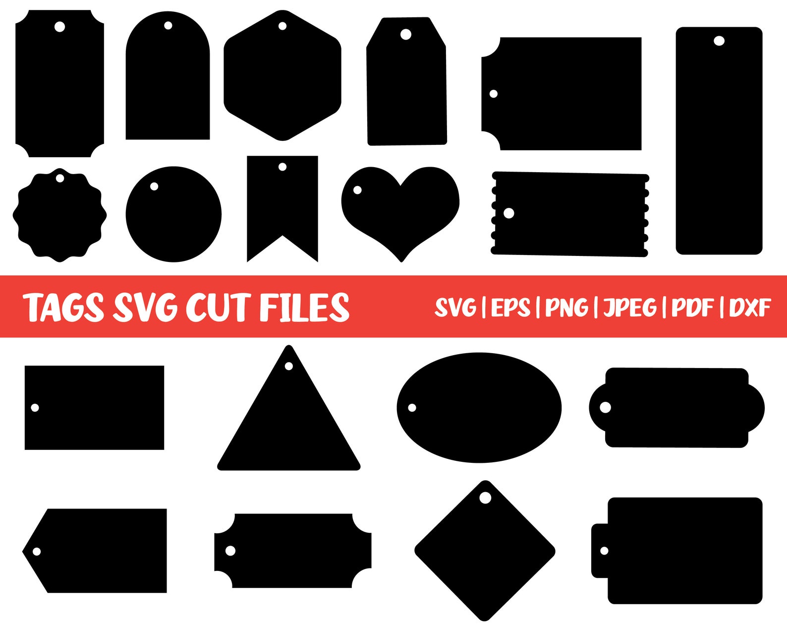 Tags Svg Bundle Tags Svg Tags Cut File Gift Tags Svg - Etsy
